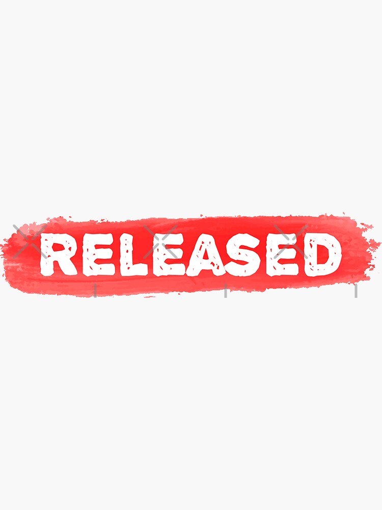 "Released " Sticker by elfarreabdeslam | Redbubble