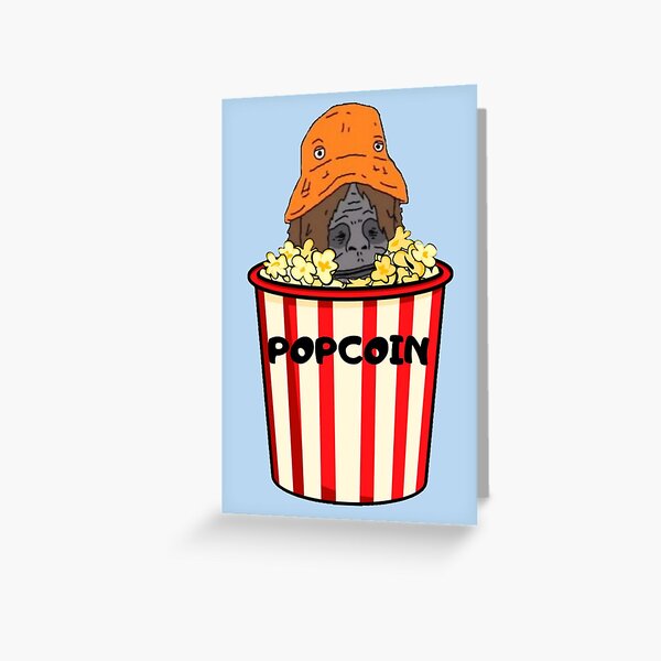 "Sassy Popcoin Bucket" Greeting Card for Sale by MattWyne | Redbubble