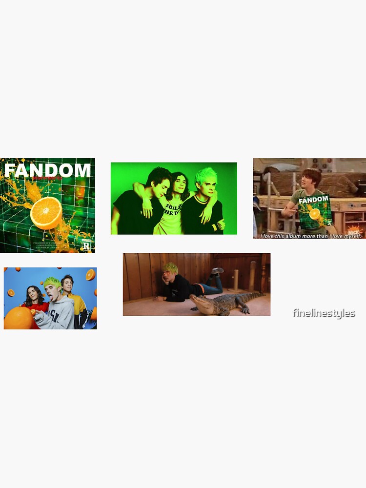 "fandom sticker pack" Sticker for Sale by finelinestyles | Redbubble