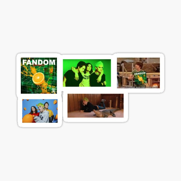 "fandom sticker pack" Sticker for Sale by finelinestyles | Redbubble