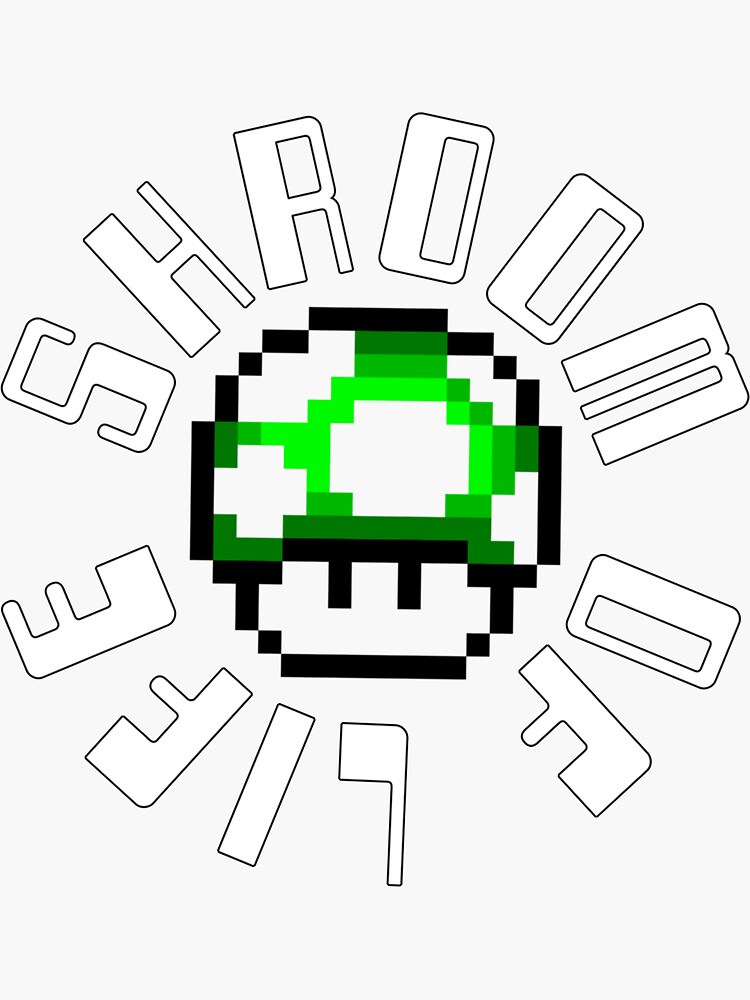 "Shroom of Life" Sticker by ImbueArts | Redbubble