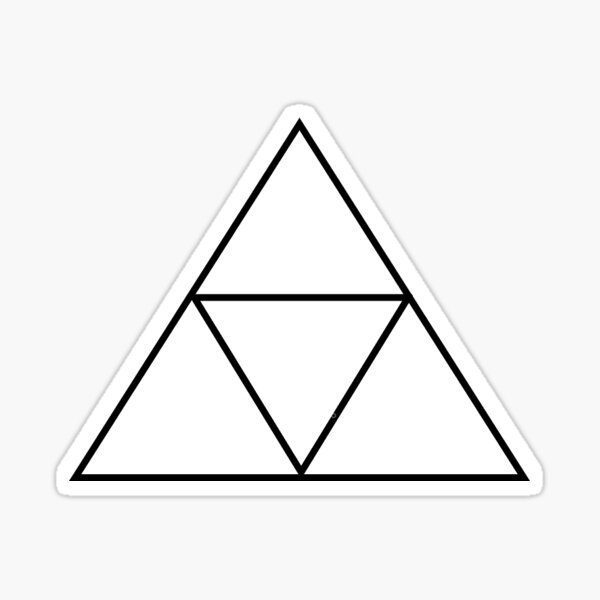 "Triangles" Sticker for Sale by AdeliaMvs | Redbubble