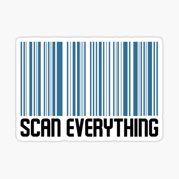 Barcode Scan Stickers | Redbubble