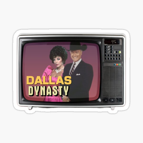 "Dallas and Dynasty" Sticker for Sale by CocoOnIce | Redbubble