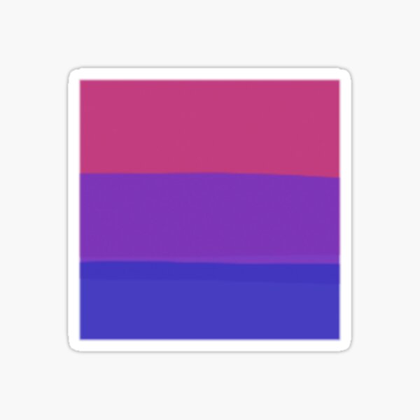 "Subtle Bi Pride " Sticker for Sale by nftywittyshrimp | Redbubble