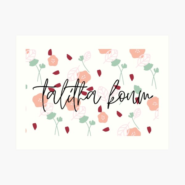 "Talitha Koum "Little Girl, Arise"" Art Print by CarolineTherese ...