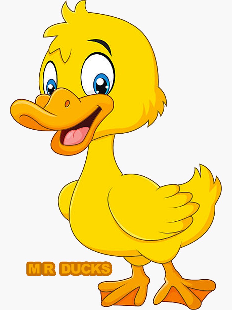" M.r. Ducks" Sticker for Sale by karimelbrig | Redbubble
