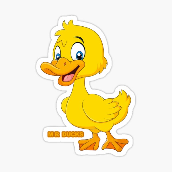 " M.r. Ducks" Sticker for Sale by karimelbrig | Redbubble
