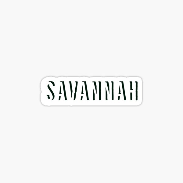 Savannah Georgia Stickers | Redbubble