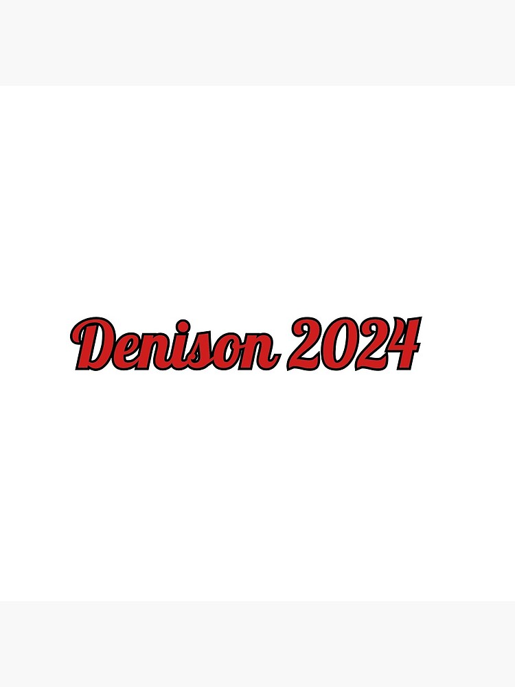 "Denison University Sticker" Poster by mutatedmonkey | Redbubble