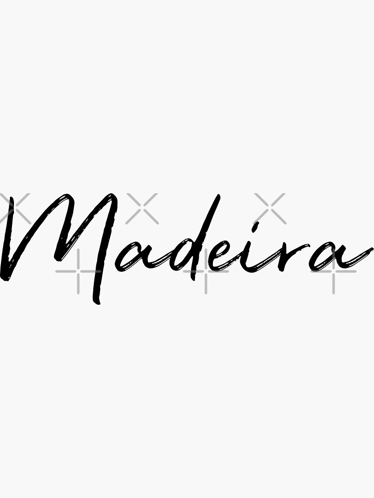 "Madeira" Sticker by nhamren | Redbubble
