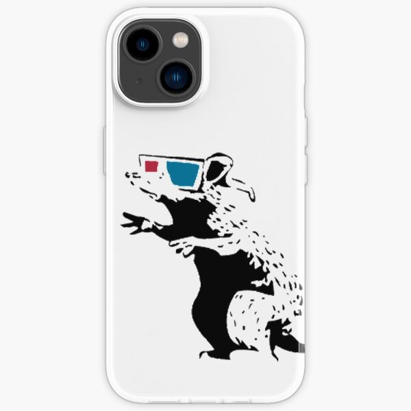 "Banky Inspired: Rats with 3D Glasses" iPhone Case for Sale by ...