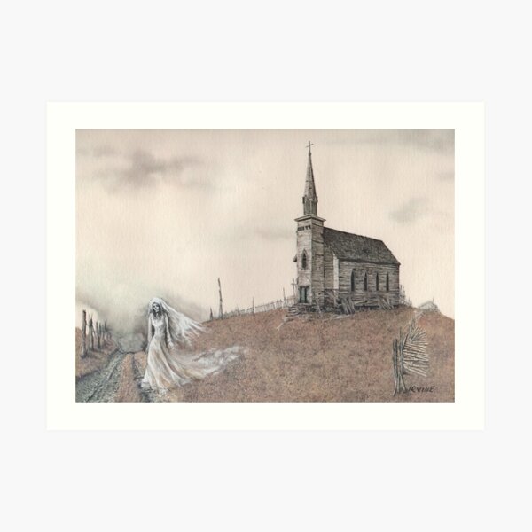 "The Ghost Bride" Art Print for Sale by GnarledBranch | Redbubble