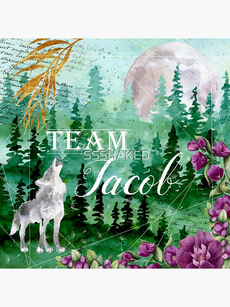 "Twilight Forever - Team Jacob" Sticker by SSSHAKED | Redbubble