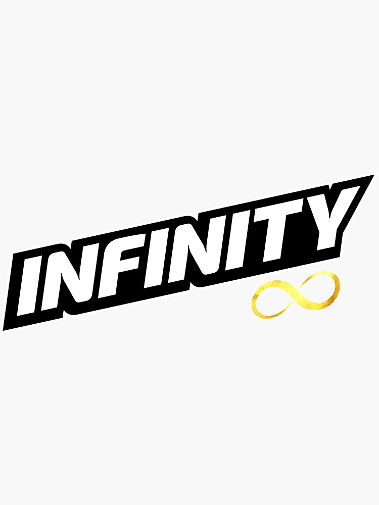 "Infinity Logo" Sticker by Stoneiswuwu | Redbubble