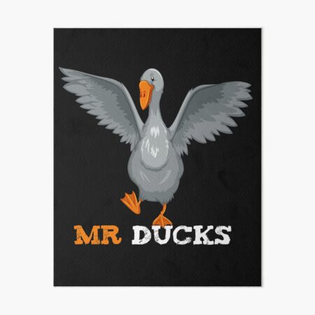 "Mr Ducks Poem " Art Board Print by Cinayshop | Redbubble