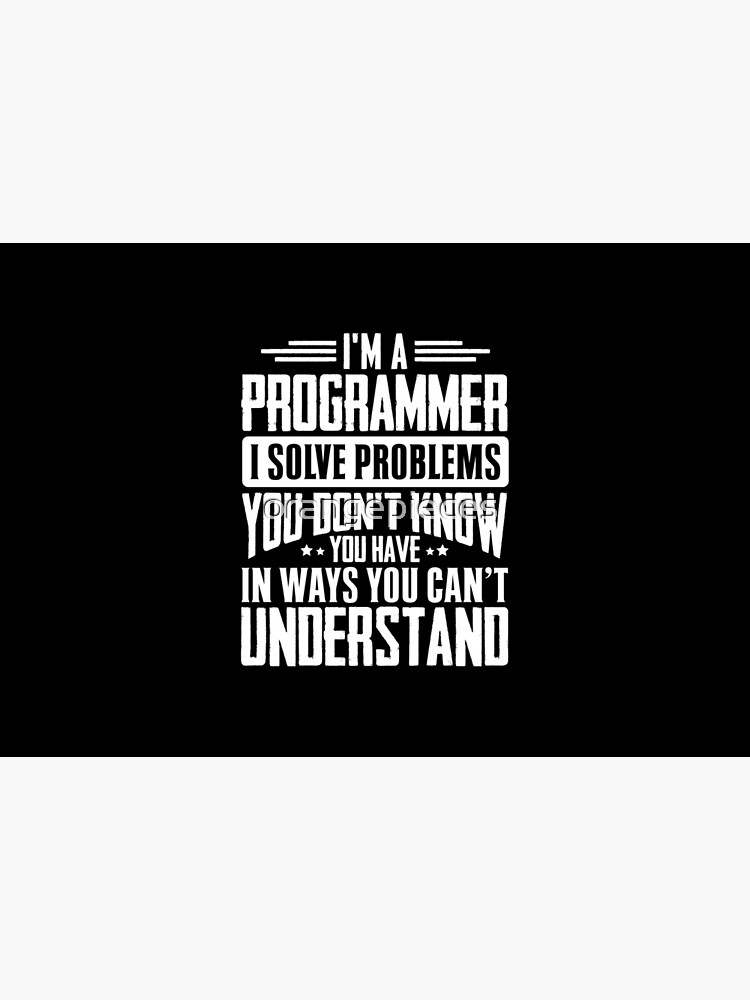 Mascarilla «Soy programador. Soluciono problemas que ni siquiera sabías ...
