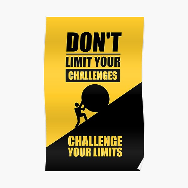 "Don't Limit Your Challenges, Challenge Your Limit - Gym Motivational ...