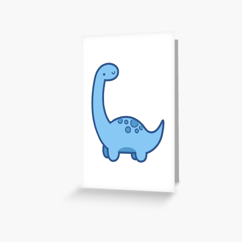 "Blue dinosaur sticker" Sticker for Sale by Morgancreations | Redbubble