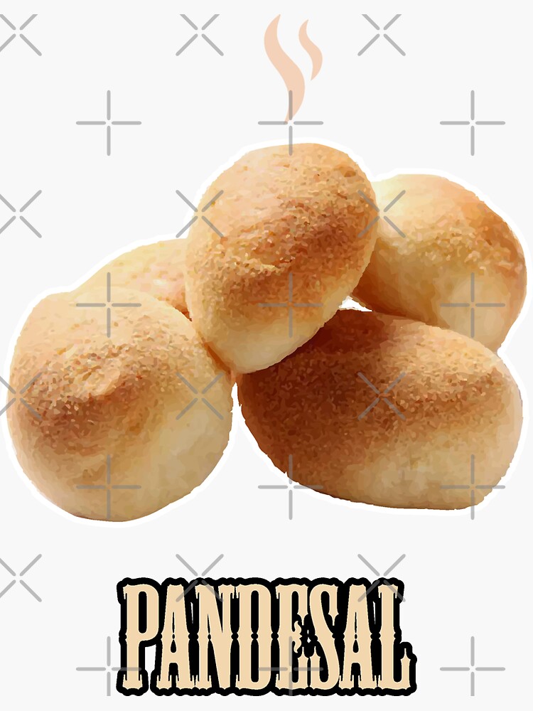 "Pandesal" Sticker for Sale by artjuniverse | Redbubble