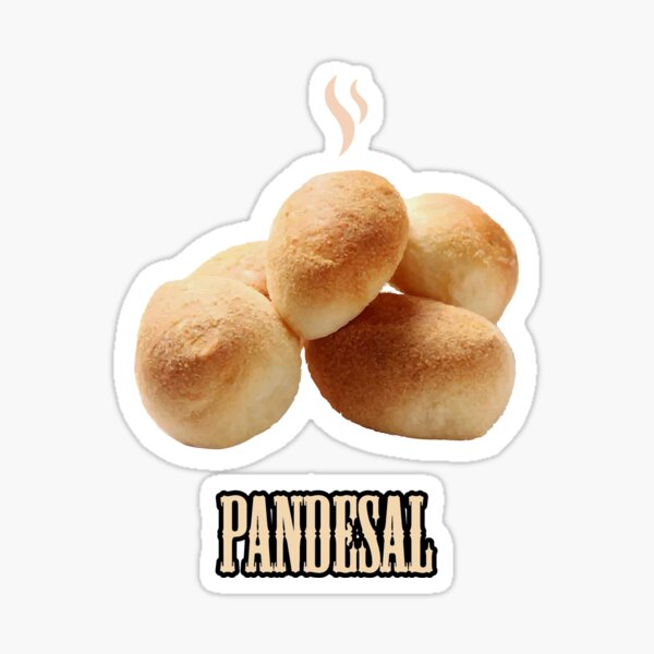 "Pandesal" Sticker for Sale by artjuniverse | Redbubble