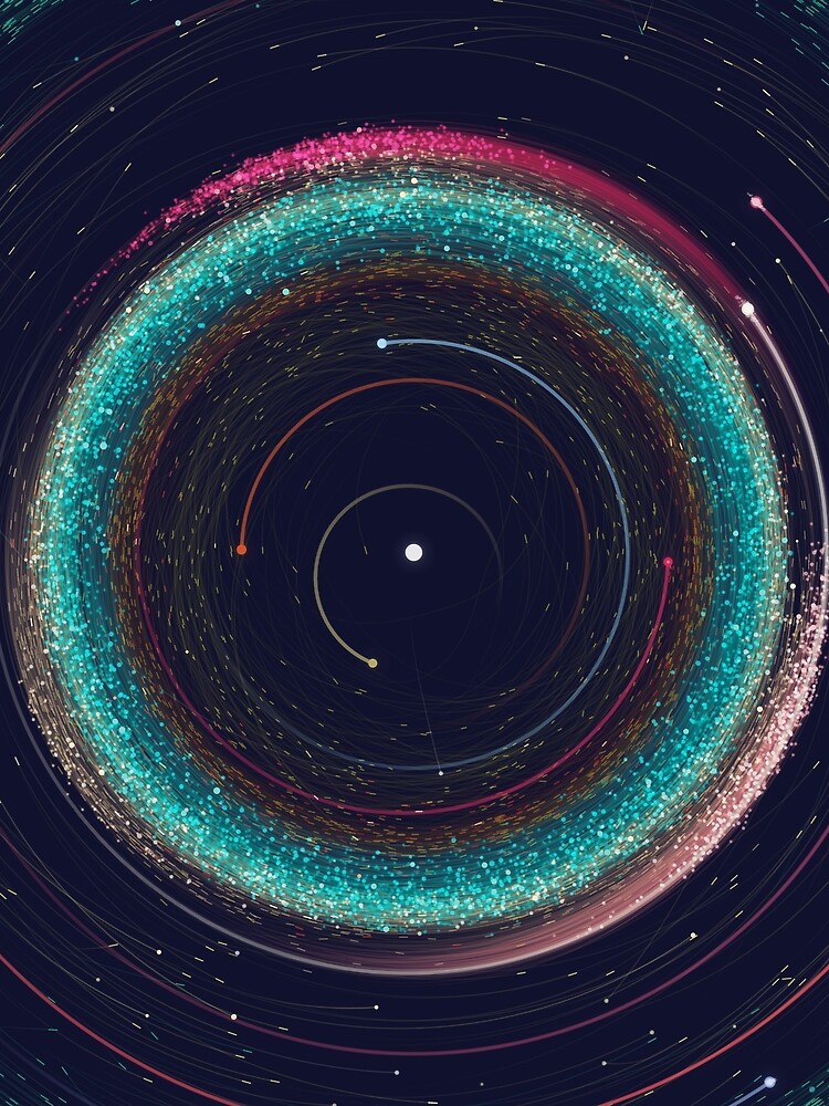 "Asteroid Map of the Solar System" Scarf for Sale by EleanorLutz ...