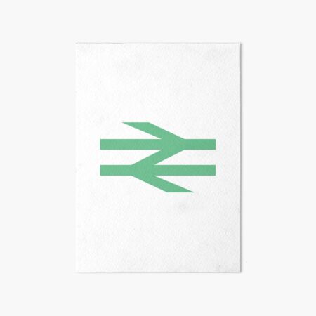 "British Rail logo - Green/White" Art Board Print by newtree | Redbubble