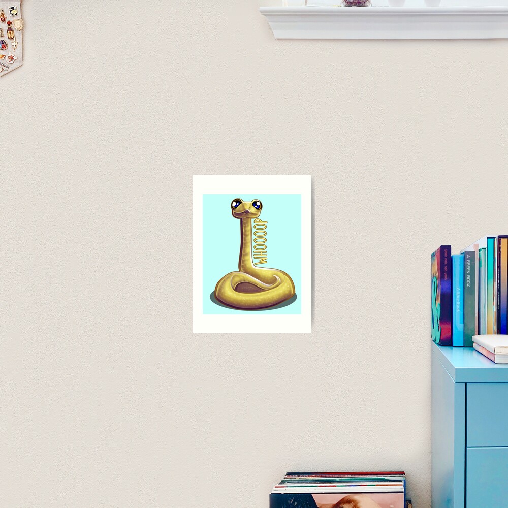 "Whooping Snake" Poster for Sale by Unicornarama | Redbubble
