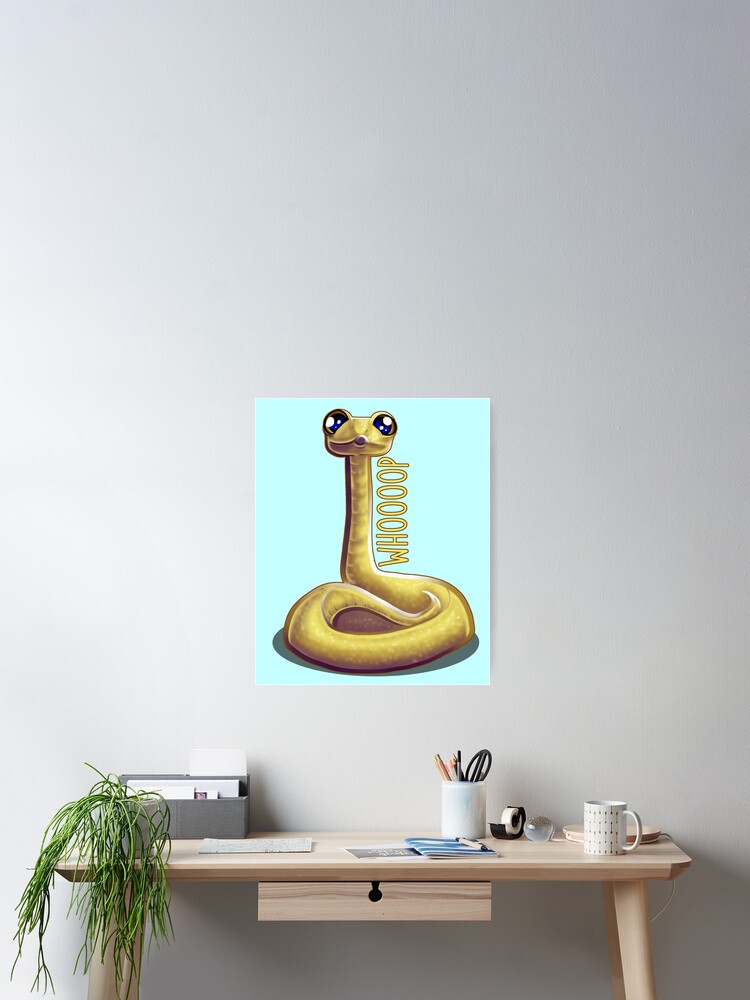 "Whooping Snake" Poster for Sale by Unicornarama | Redbubble