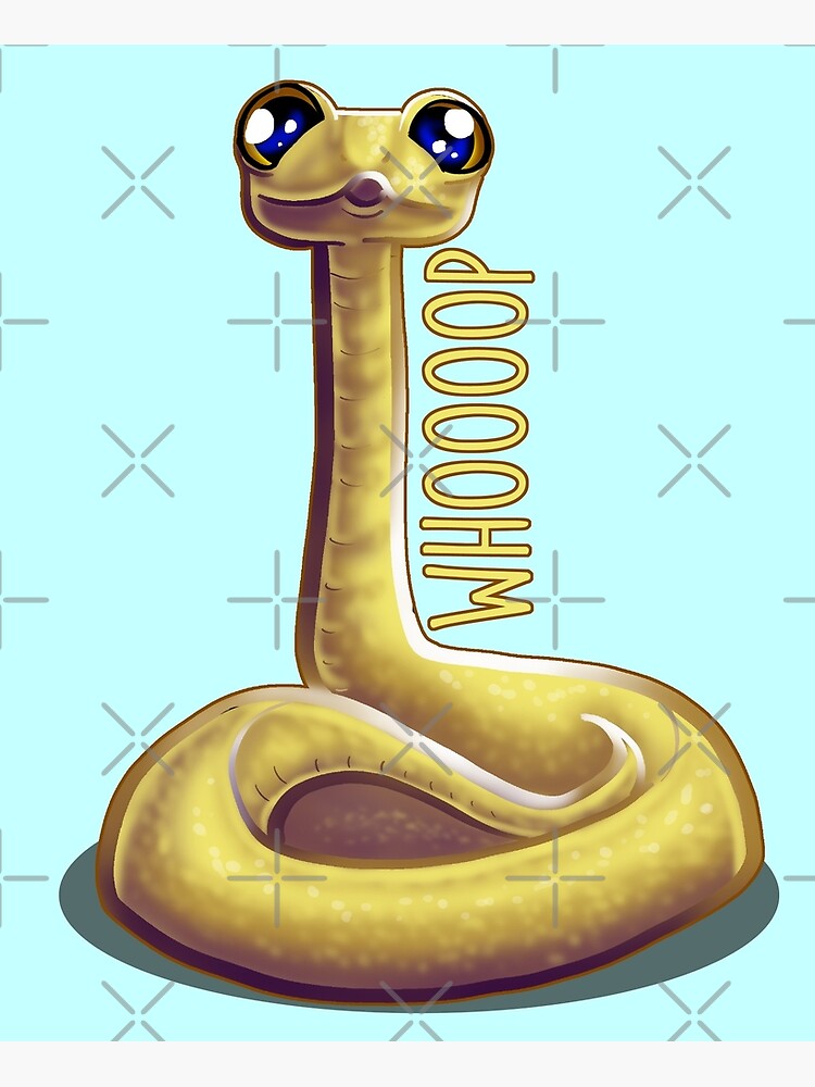 "Whooping Snake" Poster for Sale by Unicornarama | Redbubble