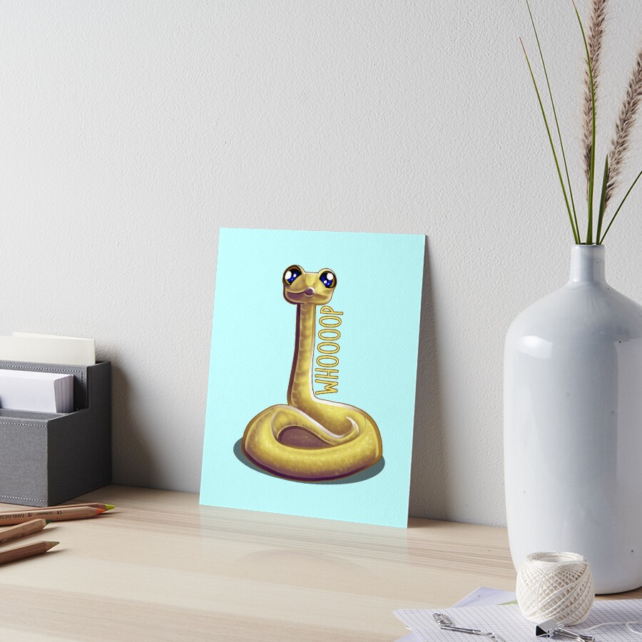 "Whooping Snake" Poster for Sale by Unicornarama | Redbubble