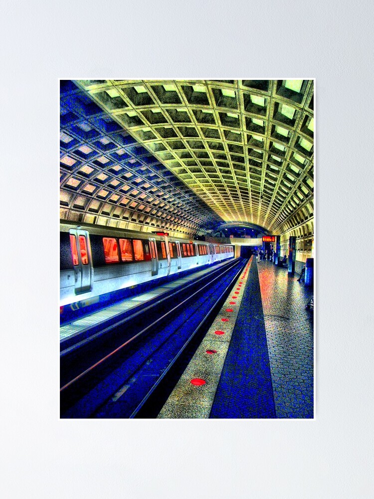 "DC Metro" Poster for Sale by SuddenJim | Redbubble
