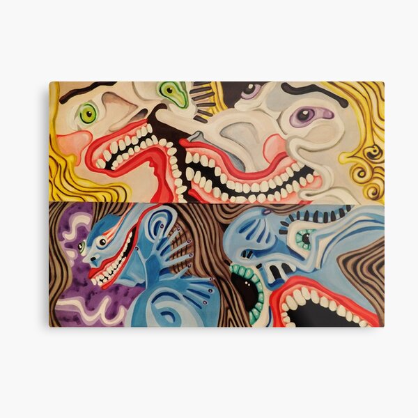 "Uncomfy" Metal Print for Sale by wildjellybeans | Redbubble