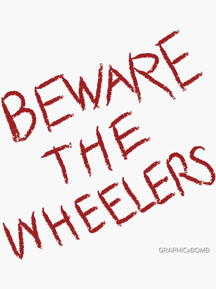 "Beware The Wheelers Return To Oz 80s Movie" Sticker for Sale by ...