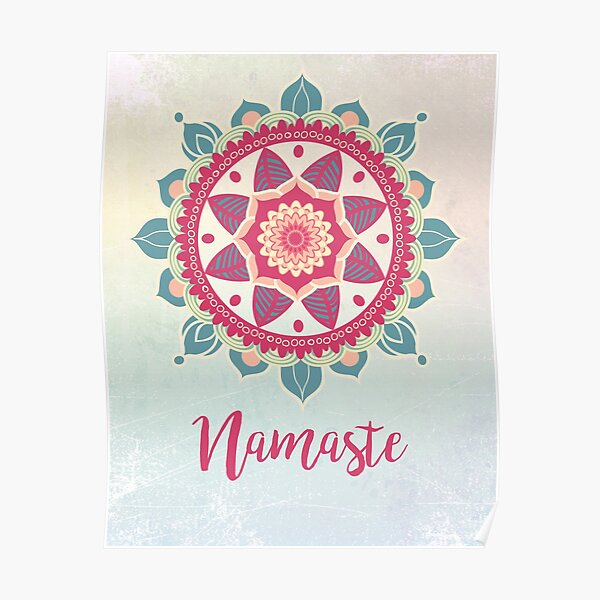 Namaste Meaning Posters | Redbubble