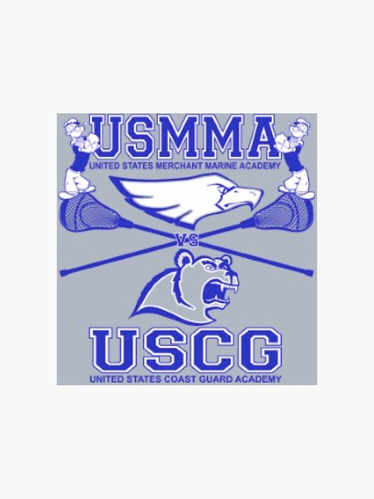 "USMMA vs. USCGA" Sticker for Sale by usmma | Redbubble