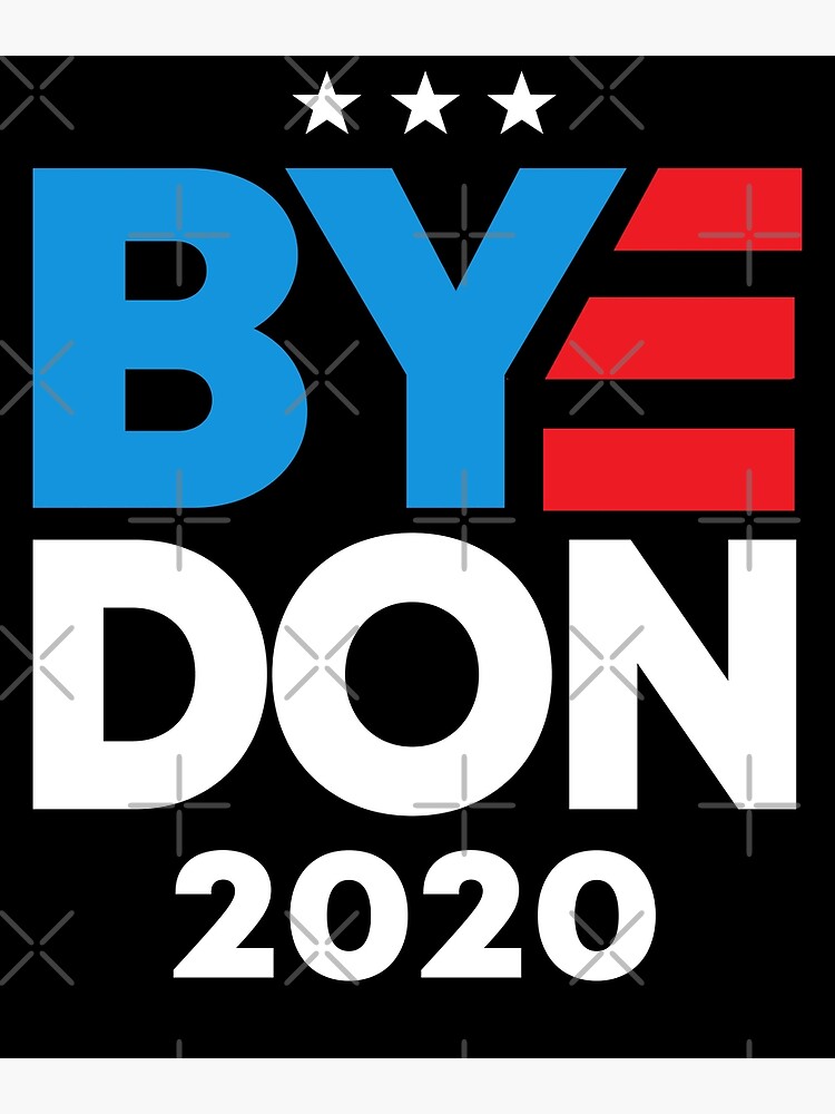 "Bye Don 2020 Joe Biden Election 2020" Poster for Sale by Flyerprod ...