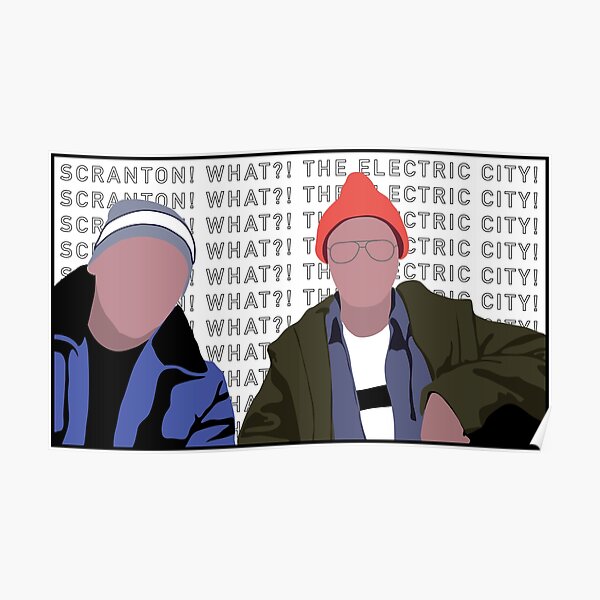 "The Office- Scranton The Electric City Rap" Poster for Sale by ...