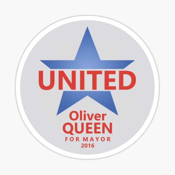 "VOTE QUEEN FOR MAYOR 2016 (v2)" Sticker for Sale by Numnizzle | Redbubble