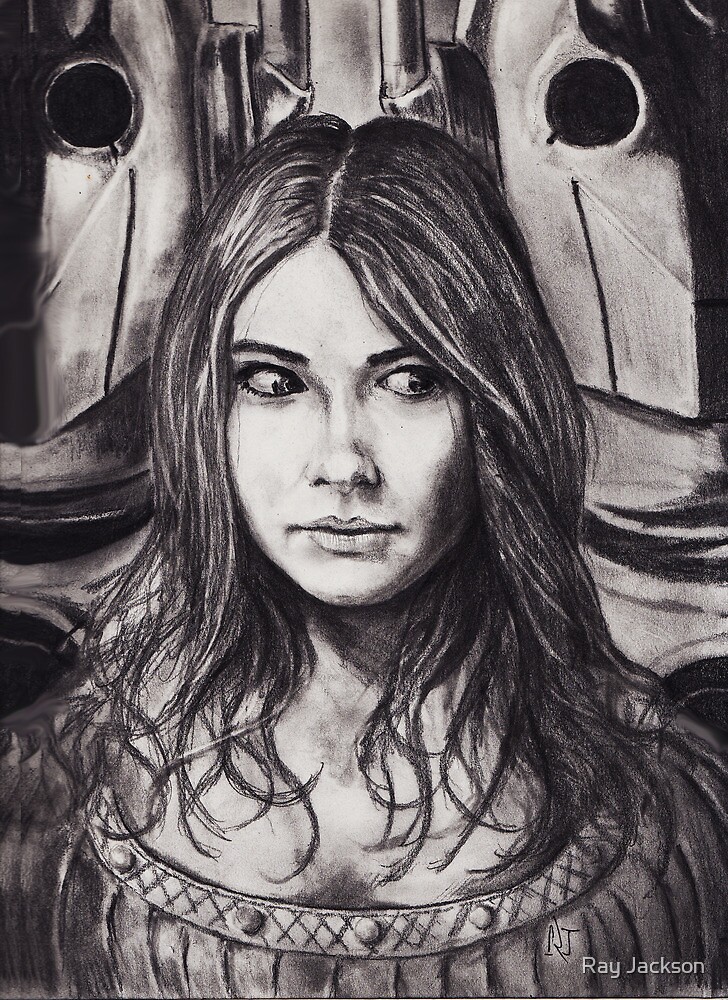 "THE CYBER TRIAL OF AMY POND . pencil work" by Ray Jackson | Redbubble
