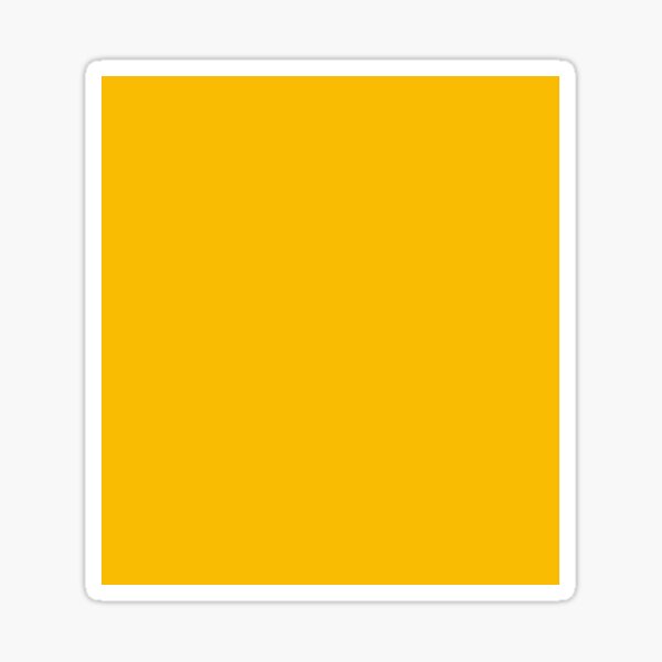 "Classic Rich Gold Block Color" Sticker by SeaNympth | Redbubble