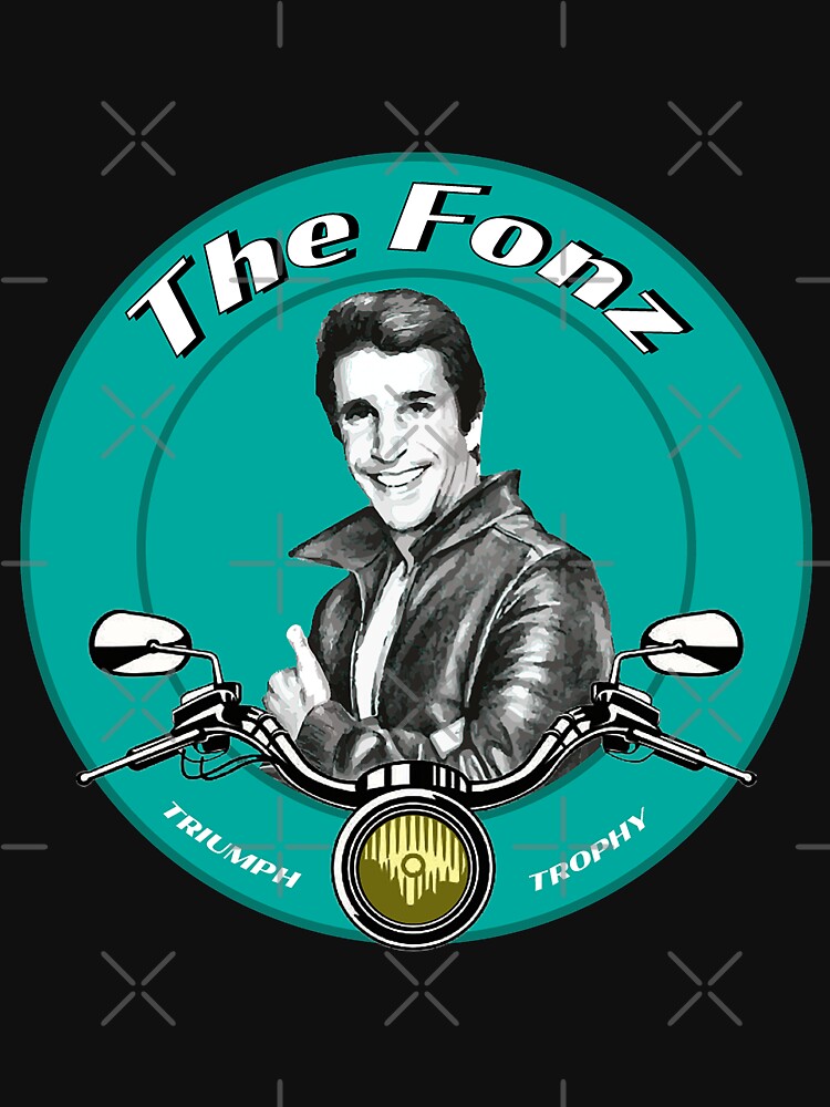 "Happy Days Fonz Bike Shirt - Fonzie Bike t shirt - Best Fonz Bike tee ...