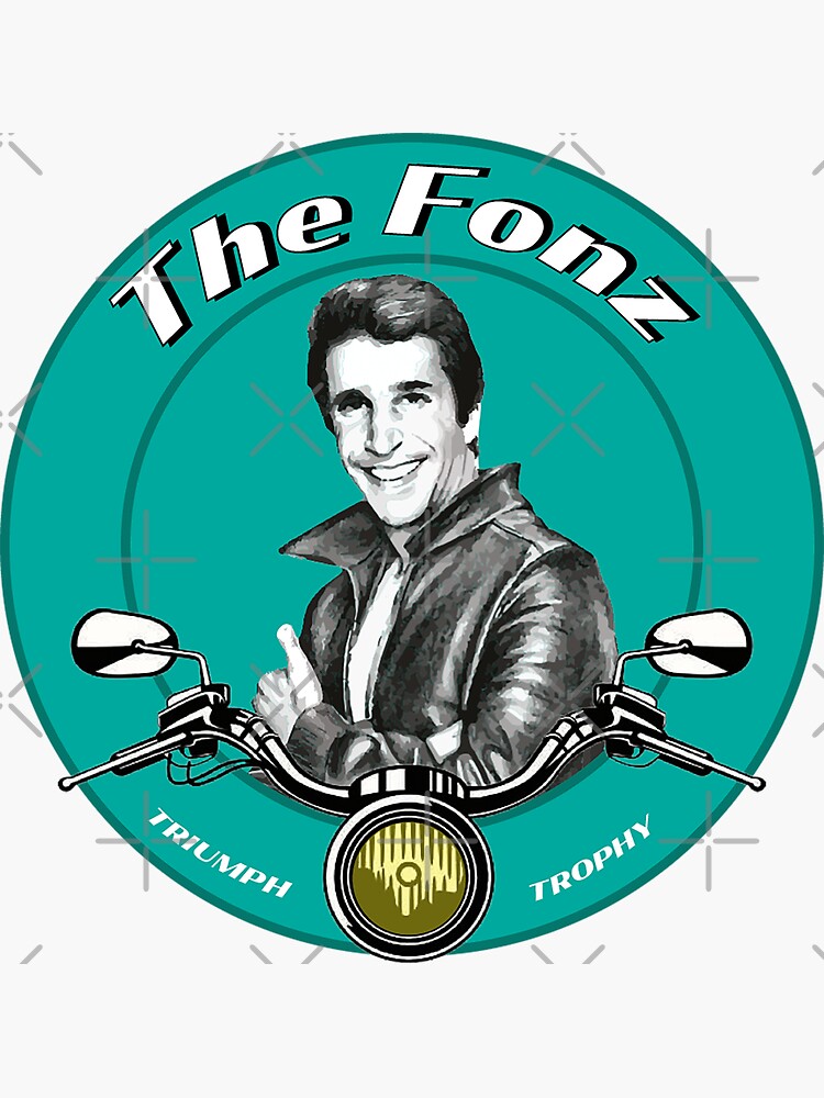 "Happy Days Fonz Bike Shirt - Fonzie Bike t shirt - Best Fonz Bike tee ...