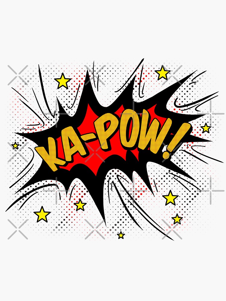 " comic style" Sticker by SoulArtLove | Redbubble