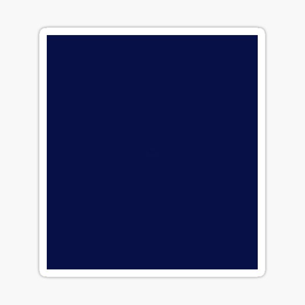 "Classic Rich Navy Blue Block Color" Sticker by SeaNympth | Redbubble