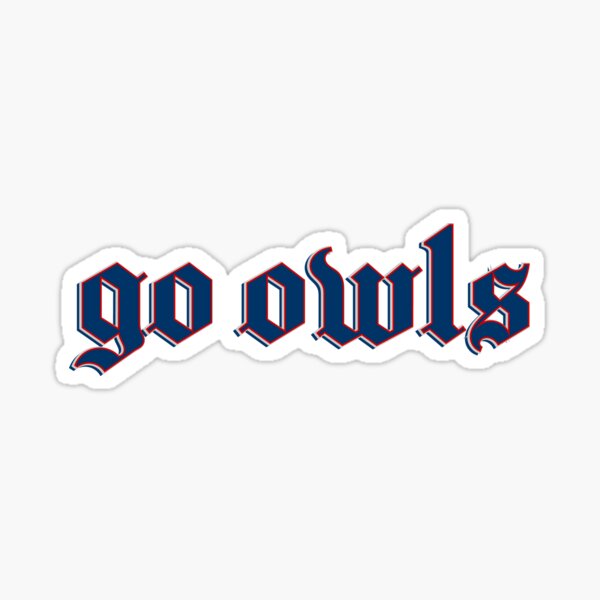 "FAU Sticker" Sticker by AashviPatel | Redbubble