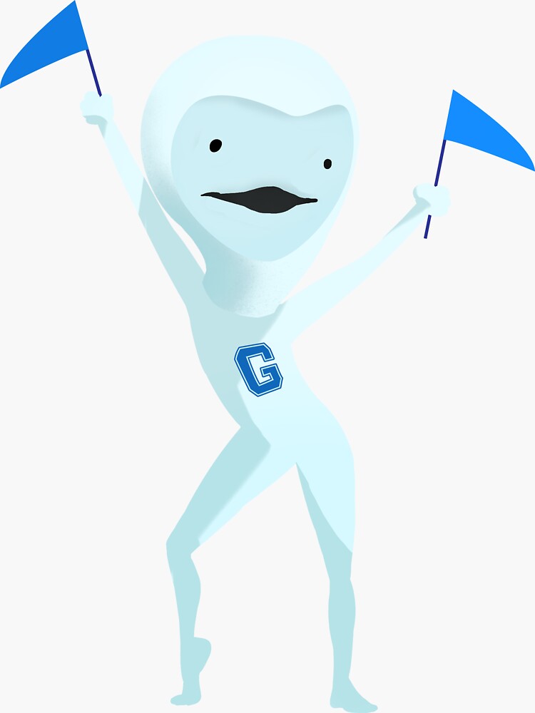 "Greendale Human Being sticker" Sticker for Sale by rachester | Redbubble