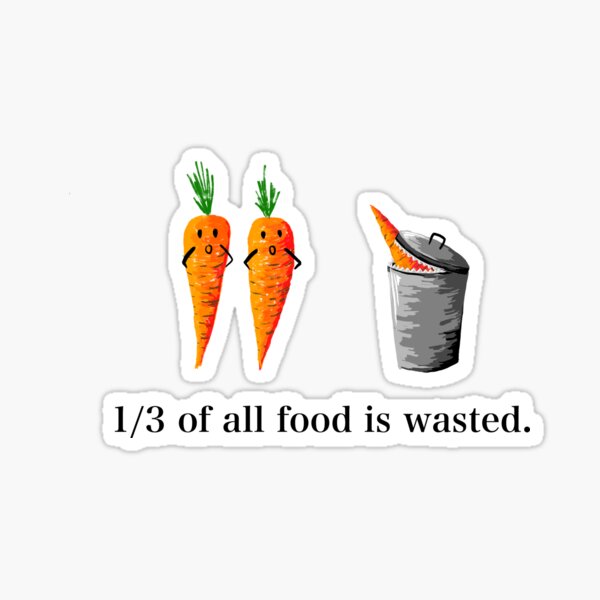 Food Waste Stickers | Redbubble