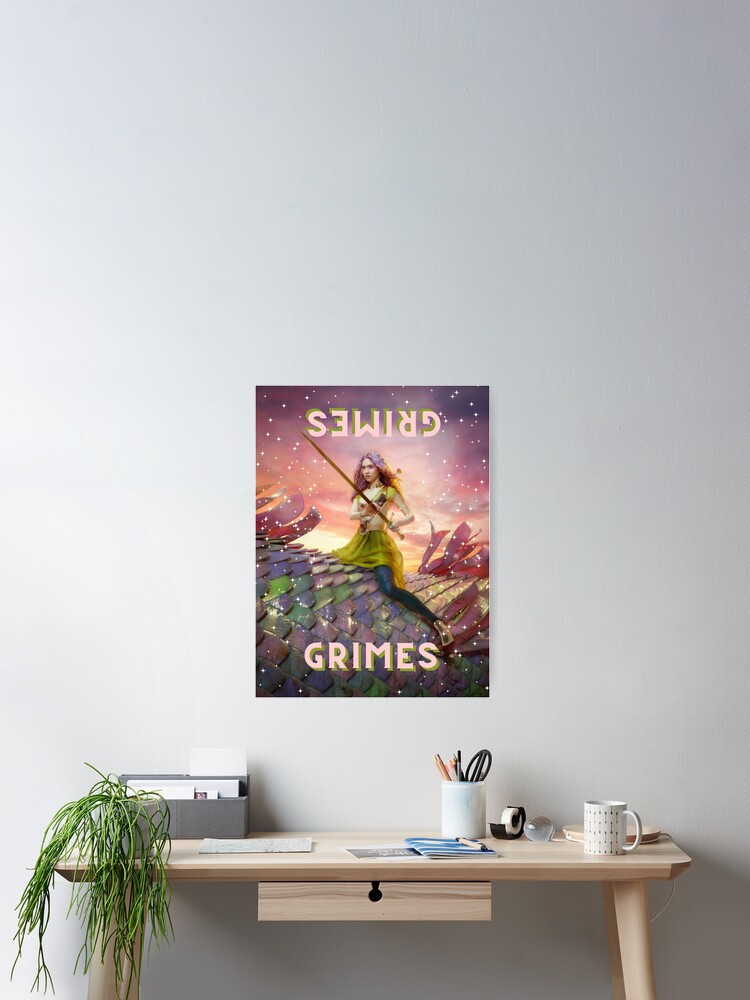 "Grimes Dragon Poster" Poster for Sale by sonabtha | Redbubble