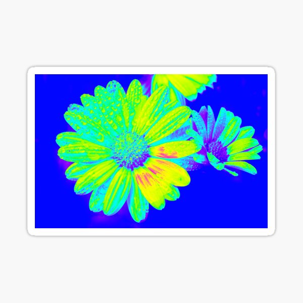 "Thermal Flower with Water Droplets" Sticker for Sale by BrodyMaddox ...